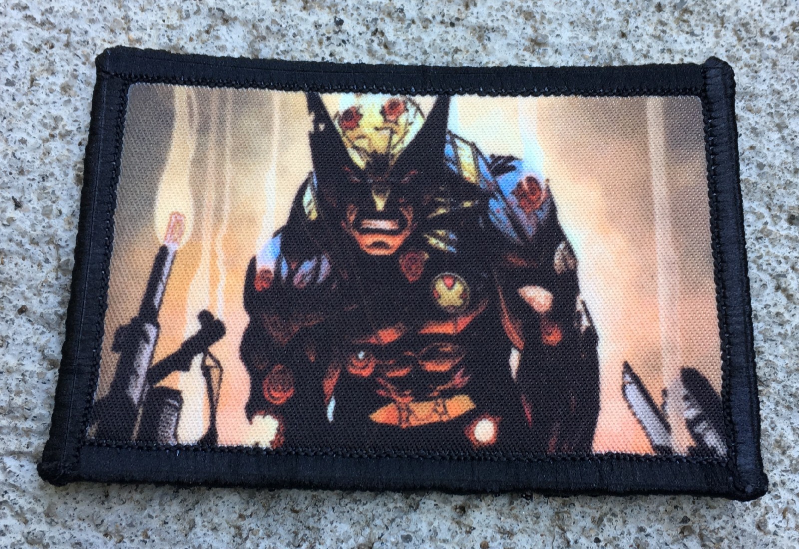 Wolverine Bullet Holes Morale Patch Tactical Army Military Flag USA ...