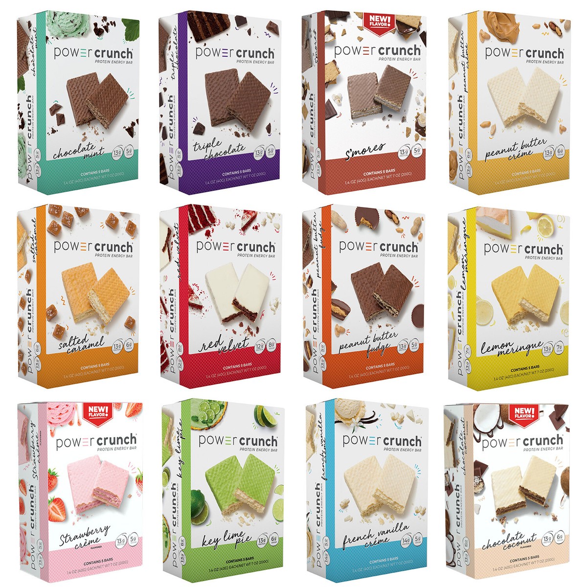 Chocolate Protein Power Crunch Bars Amazon.com: Power Crunch Protein