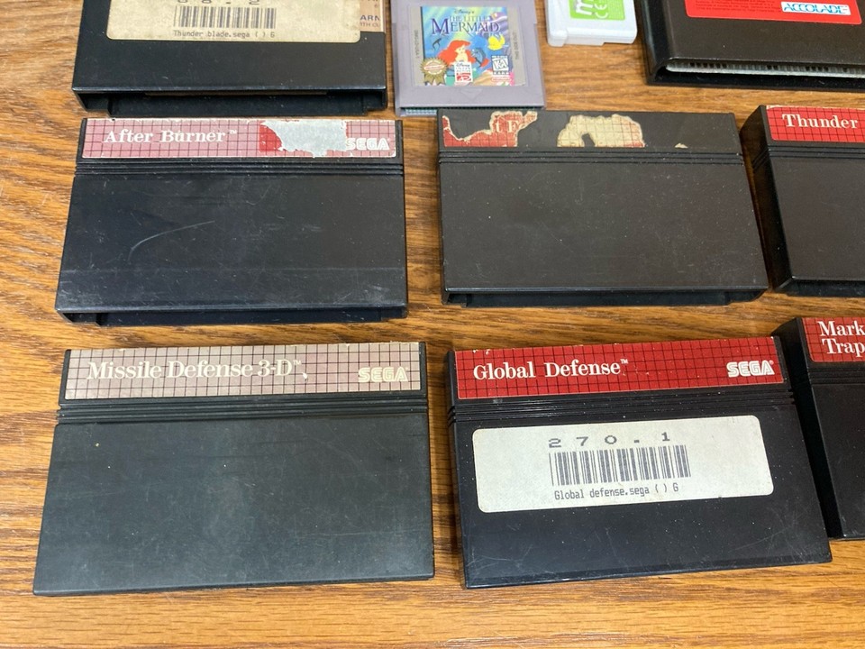 18x Video Game Cheap Lot Sega Genesis Master System Gameboy Nintendo ...