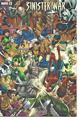SINISTER WAR #1 MARK BAGLEY WRAPAROUND VARIANT MARVEL COMICS 2021 NEW UNREAD B/B | eBay