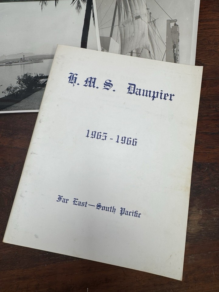 Rare Solid Bronze Royal Navy Singapore Based HMS Dampier Tread Plate ...