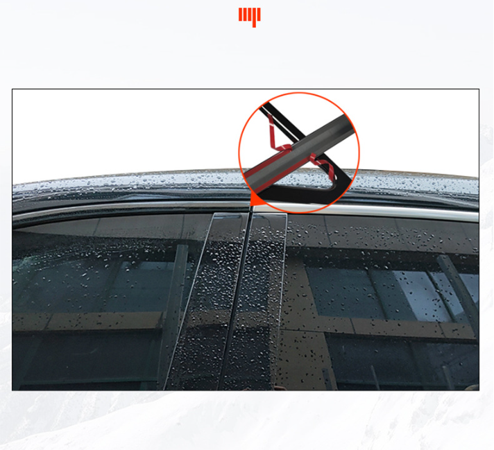 15-23 For Infiniti Q50 Gloss Black steel Car Window Strip Cover Trim ...