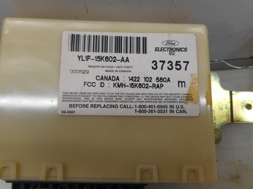 2000 FORD EXPLORER REMOTE KEYLESS ANTI-THEFT MODULE | eBay