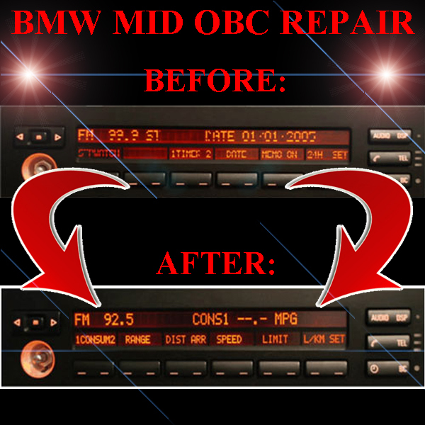BMW E39 5 Series Mid Radio Screen Display Stereo Head Unit Computer ...