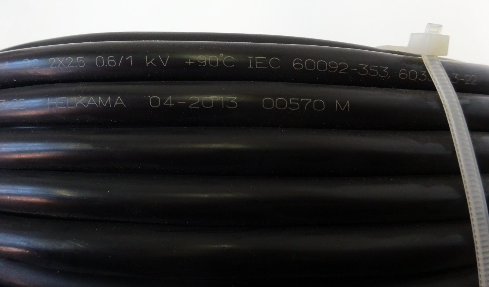 HELKAMA Starkstromkabel LKSM-HF Steuerkabel Schiffskabel 25m 2x2,5mm² 0 ...
