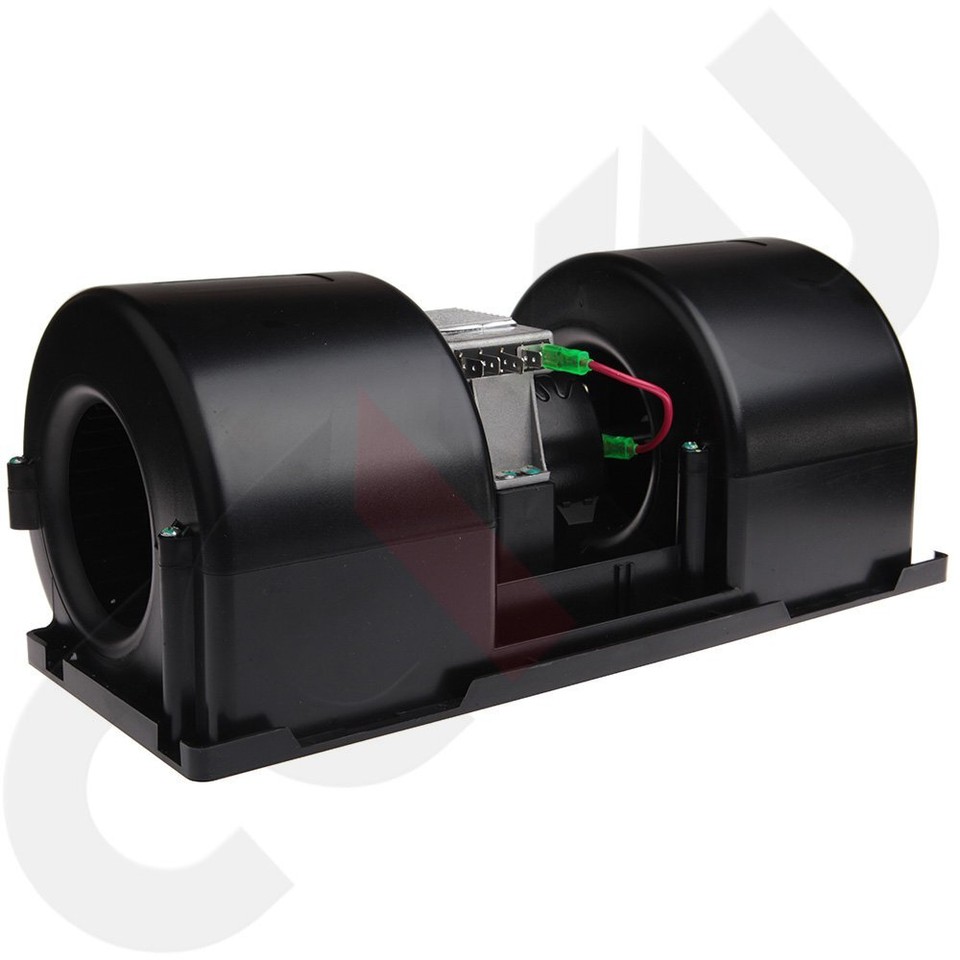 HVAC 12V Heavy Duty Bus Heater Blower Motor with Fan Cage Front 006-A40 ...