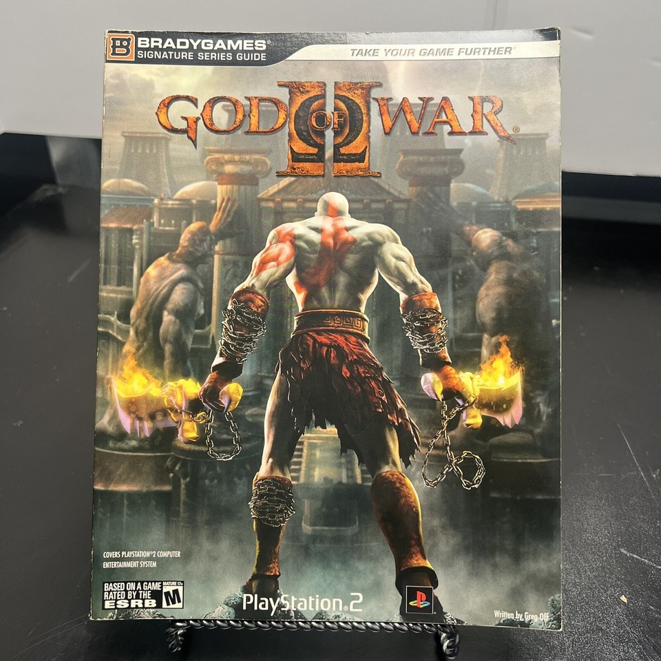 God of War II Strategy Guide Sig Series w/ Mint Poster Magazine PS2 ...
