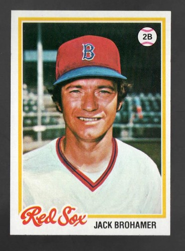 1978 Topps Jack Brohamer Boston Red Sox #416 Near Mint or Better | eBay