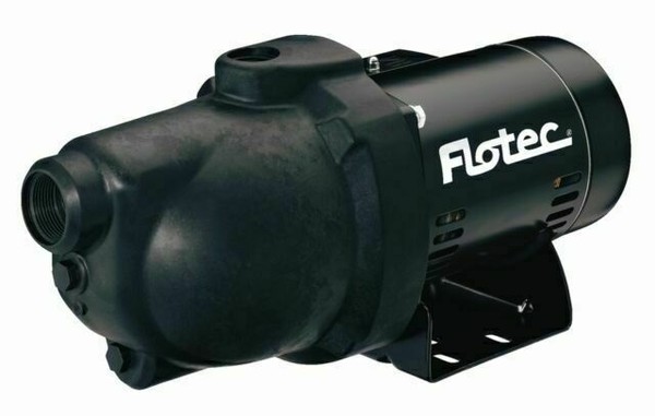Pentair Flotec FP4022-10 3/4 HP Thermoplastic Shallow Well Jet Pump for ...