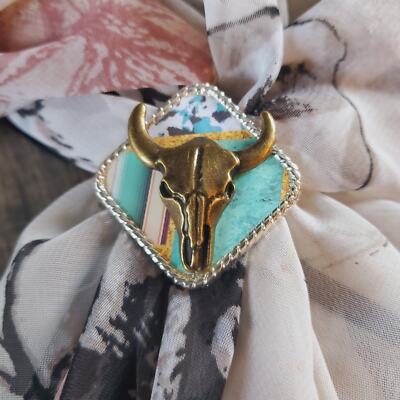 Unique scarf slide, Western scarf slide, concho, wild rag slides | eBay