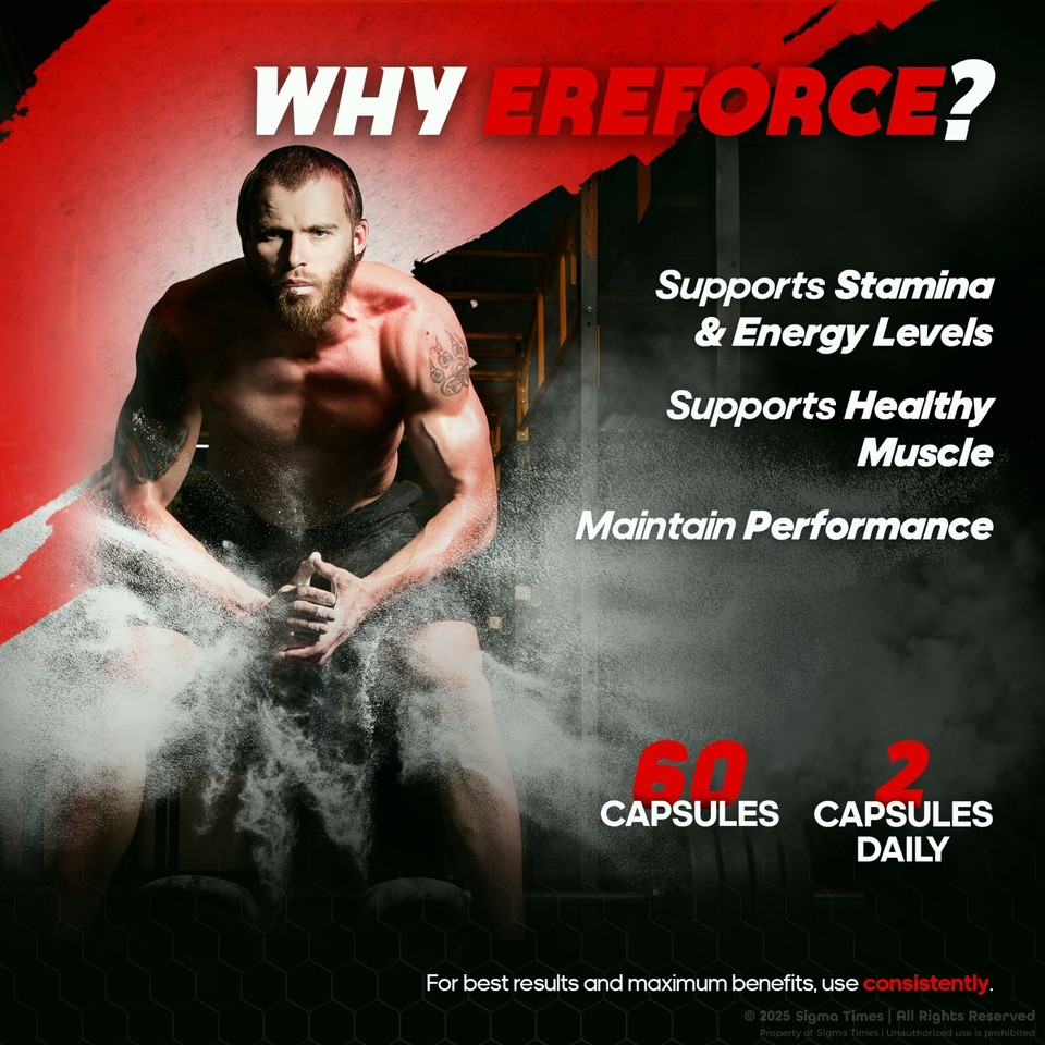 Ereforce Pills for Men, Advanced Ere Force for Male Health Support - 5 ...