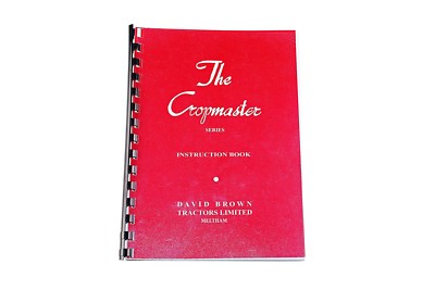The David Brown Cropmaster Series Instruction Book DBT126.6 | eBay UK