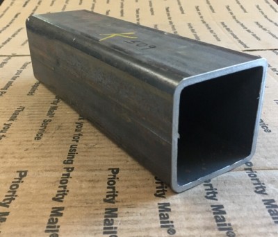 3 X 3 Steel Square Tube 3/16" Tubing Wall Steel Brace Support Welding ...