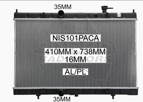 Radiator For Nissan X Trail 2014-2017 T32 2L 2.5L ST ST-L TI TL TS QR25 ...