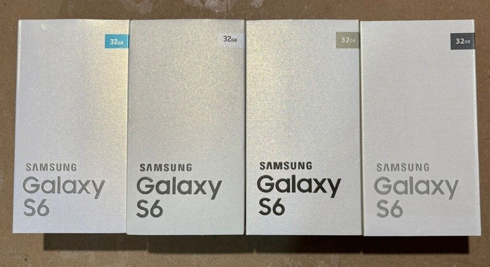 Boxed Pack 4G 32GB Samsung Galaxy S6 SM-G920F Unlocked Android Smart ...