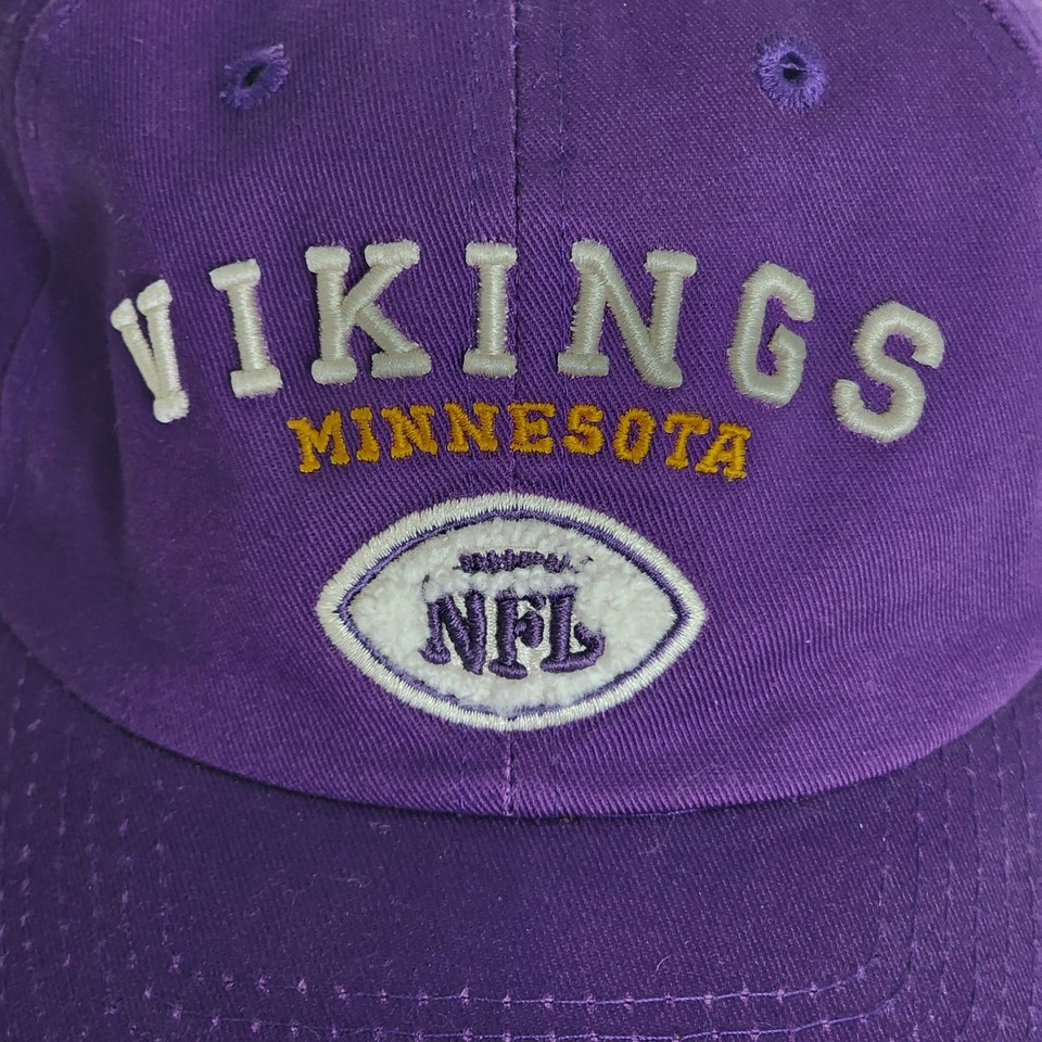VTG Minnesota Vikings Puma Hat Adult Purple Pro-Line Adjustable ...