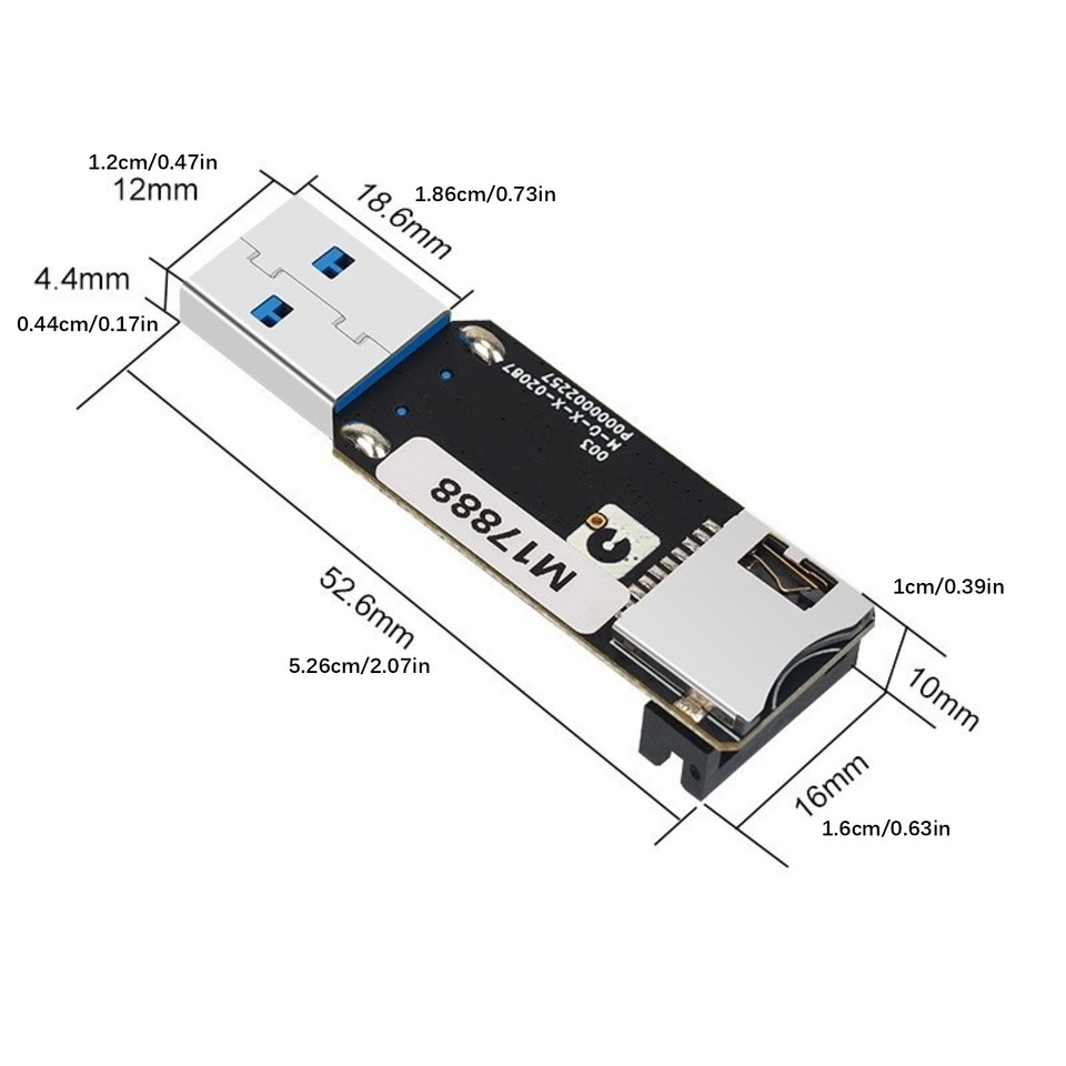 3D Printer Memory Card 32G with USB3.0 Adapter for Klipper/Qidi ...