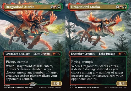 Dragonlord Atarka // Dragonlord Atarka - Extended Art SLD NM MTG | eBay