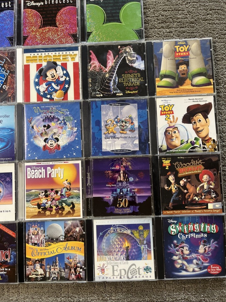 Walt Disney Records Presents Resort Albums Soundtrack Lot Of 28 | eBay