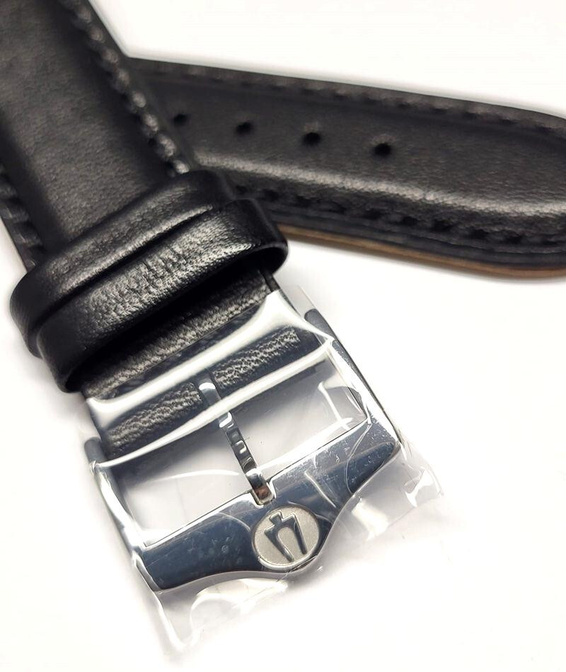 BULOVA black strap 20mm Jet Star 96B401 96B414 96B415 96K112 (8771244 ...