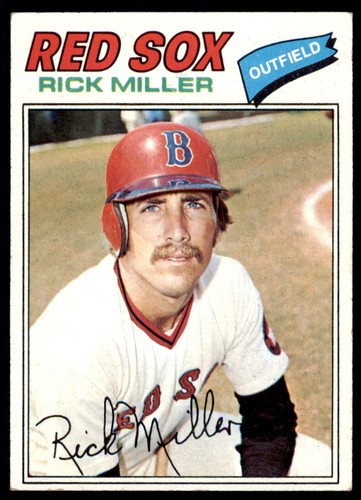 1977 TOPPS RICK MILLER BOSTON RED SOX #566 | eBay