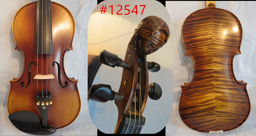 Strad style SONG profession Maestro 4/4 violin,carving angel scroll ...