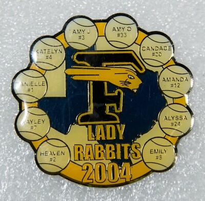 2004 Lady Rabbits Fastpitch Softball Tournament Pin | eBay