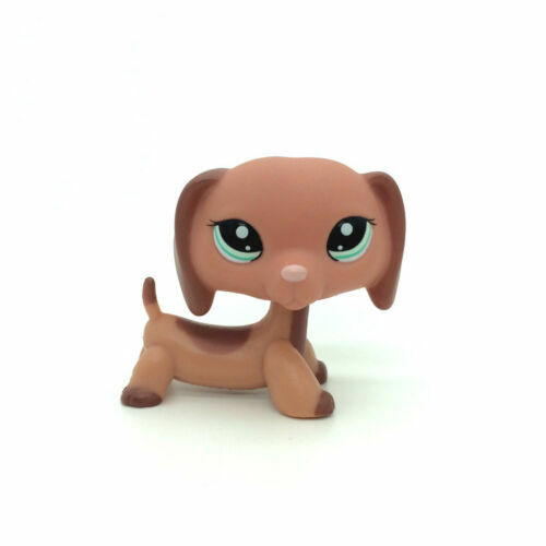 LPS Collection #2046 Figure Peach Brown Dachshund Littlest Pet Shop Toy ...