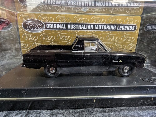 TR43 black 1961 FORD FALCON ranchero ute XM AUSTRAILIA TRAX TOP GEAR 1: ...