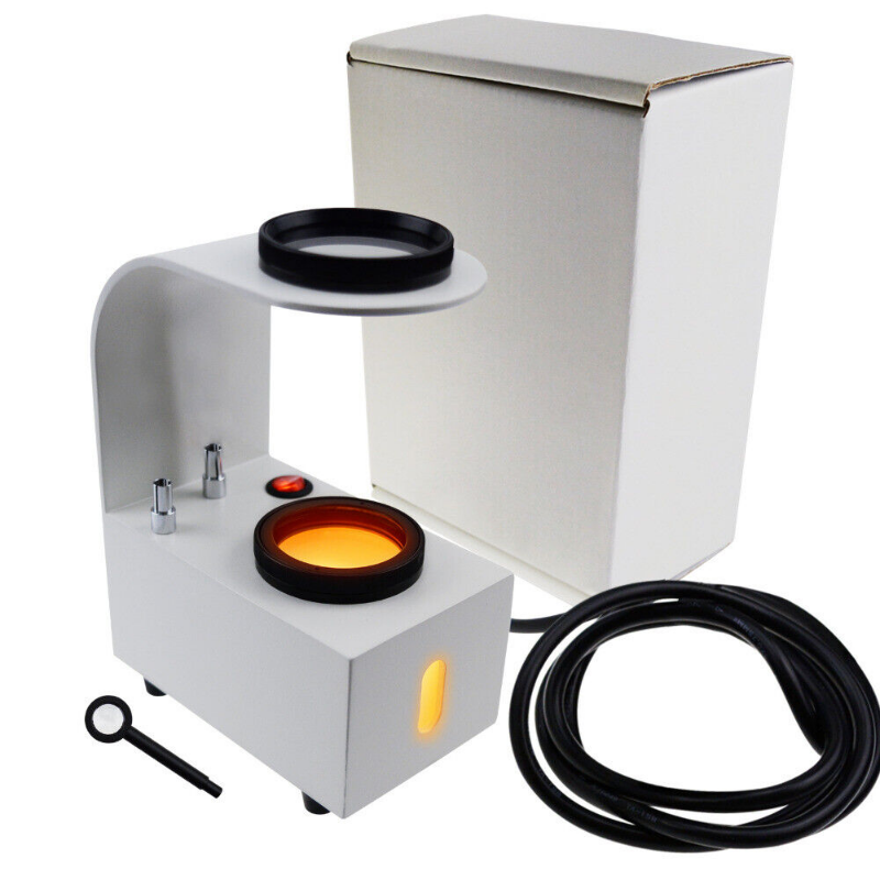 LED Desktop Polariscope Gemstone 2Glass Filter Gem Jeweller Tester Tool ...