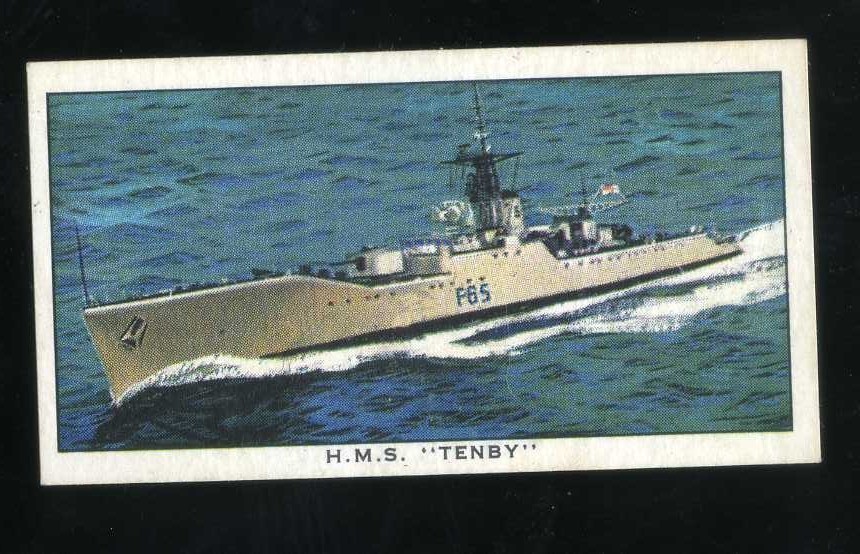 1962 Kelloggs Ships of the British Navy HMS tenby #9 | eBay UK