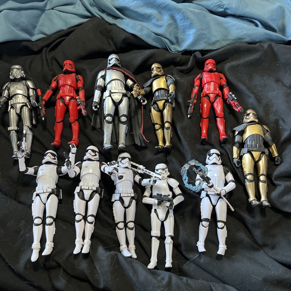 Star Wars The Black Series Stormtrooper 11 Trooper Lot Army Building ...