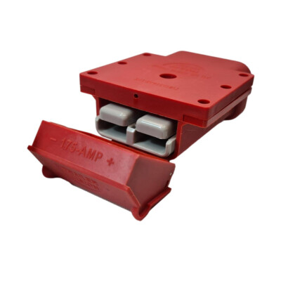 Trailer Vision 175a Anderson Plug Mounting Kit (RED) Assembly with LED ...