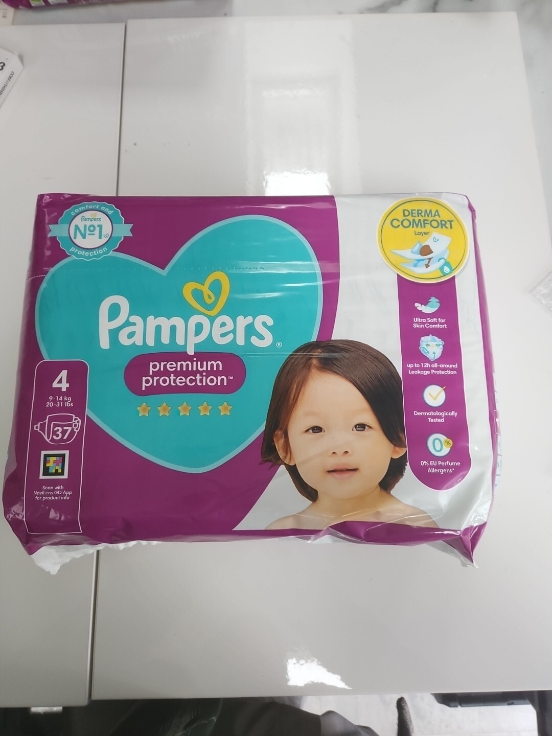 Pampers Premium Protection Nappies Size 4 9 14kg Essential Pack 37