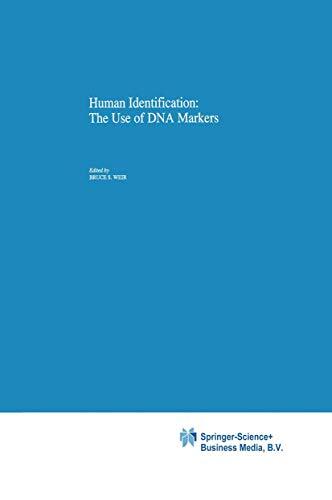 Human Identification: The Use of DNA Markers, B. Weir | eBay