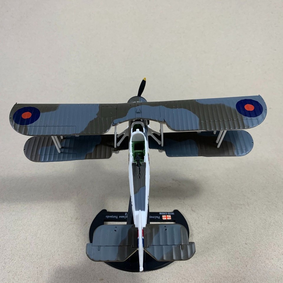 1/72 WWII British Navy Fairey Swordfish Aircraft Model Gift For Plane ...