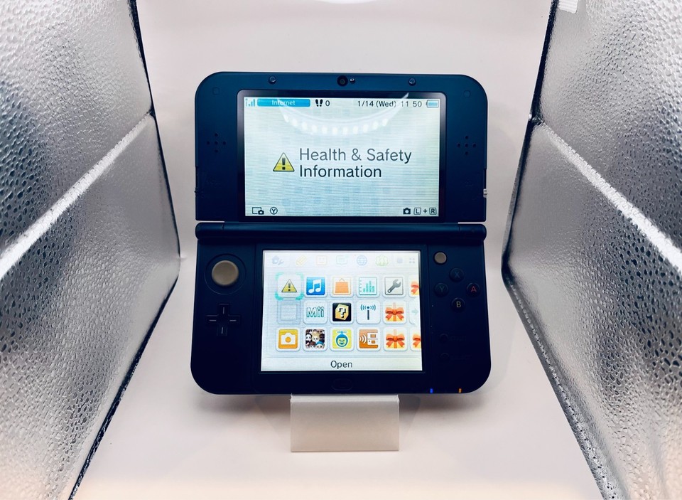 New Nintendo 3DS XL/LL Metallic Blue IPS Screen | eBay