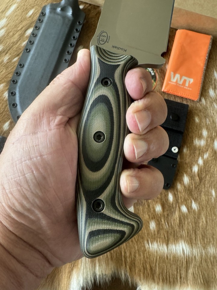 Work Tuff Gear KODIAK A6Max w/ Jungle Camo G10 Handles | eBay