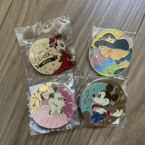Disney On Classic Pin Badge Mickey Minnie Jasmine rare limited | eBay
