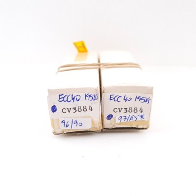 2 X CV3884 / ECC40 TUNGSRAM 1950´S CLOSE GETTER. NOS TUBES. C28.ENA | eBay