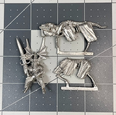 Vintage Vampire Counts MOUNTED WIGHT KING LORD metal GW Undead Old ...