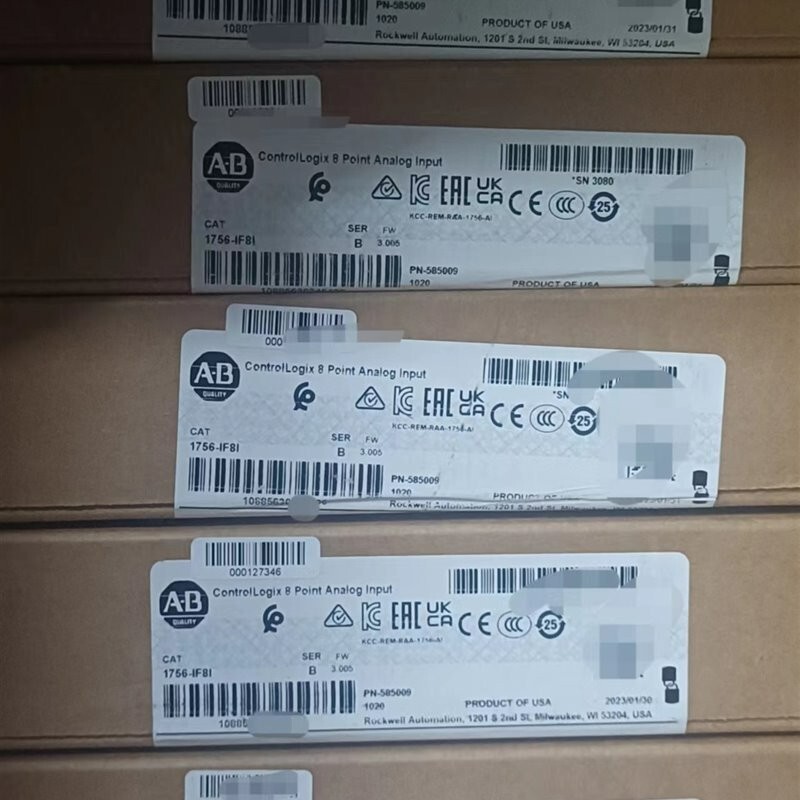 New Allen-Bradley 1756-IF8I ControlLogix 8 Point Analog Input Module ...