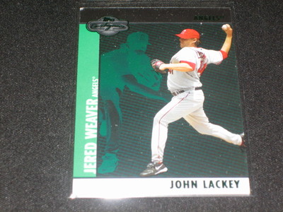 JOHN LACKEY ANGELS TOPPS CO-SIGNERS PACK PULLED BASEBALL CARD #'D 66/ ...