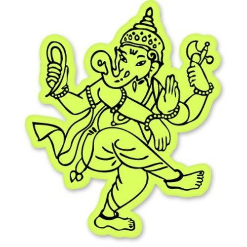 Ganesh Ganesha Dancing Car Vinyl Sticker - SELECT SIZE | eBay