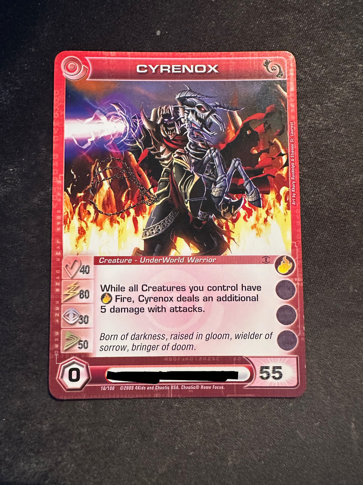 Cyrenox - Chaotic Card - Fire and Stone N/M | eBay
