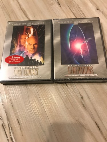Star Trek: First Contact & Generations DVD 2005 Collectors Editions Lot ...