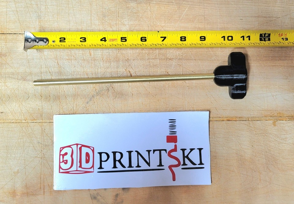 Brass Squib Rod - pistol length -9MM- solid brass rod | eBay