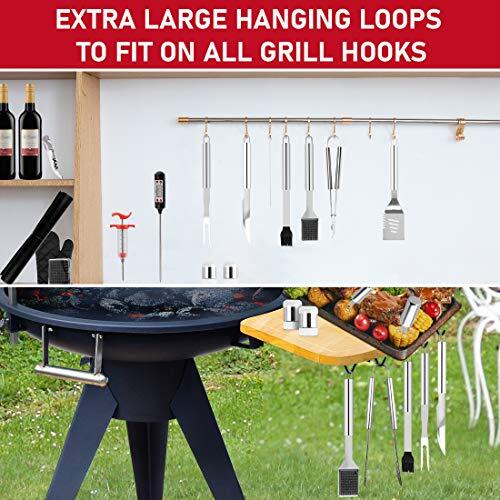 34pcs Bbq Grill Tools Set Stainless Steel Grilling Accessories With ...