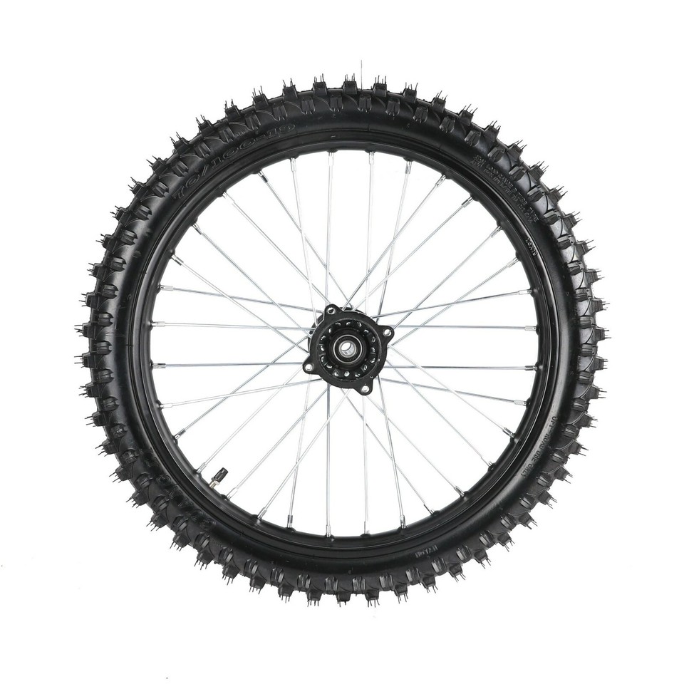 19"Inch 70/100-19 Front Wheel Tire Rim 15mm Dirt Pit Bike Trail ...