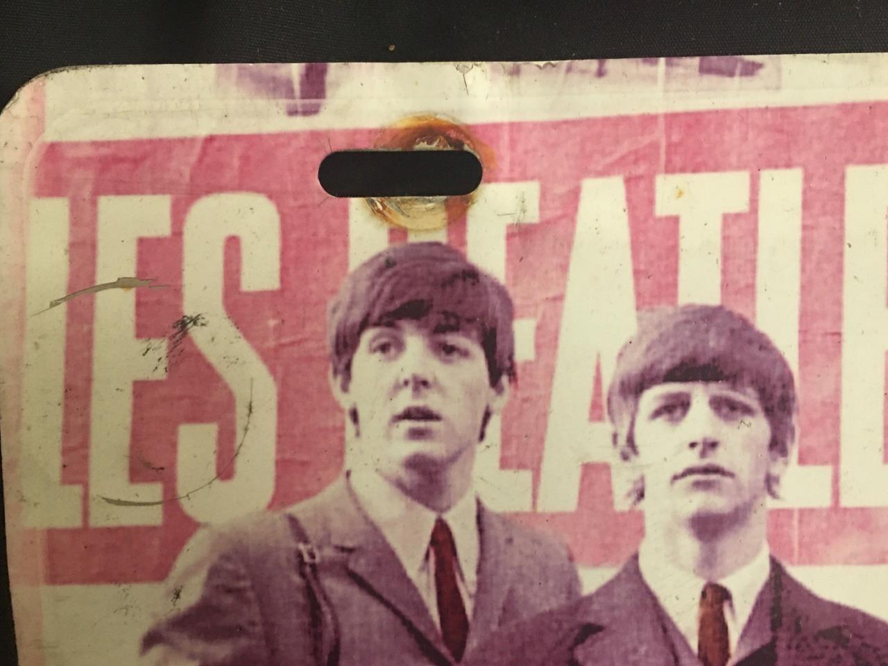 Ultra Rare THE BEATLES 1960's Pictorial Aluminum License Plate AWESOME ...